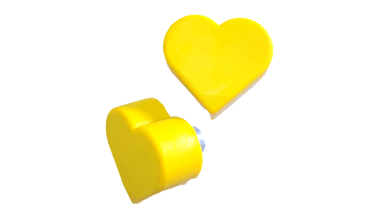 Grindstone DEADSTOP Heartstopper Toe Stop - Amber – Keaskates